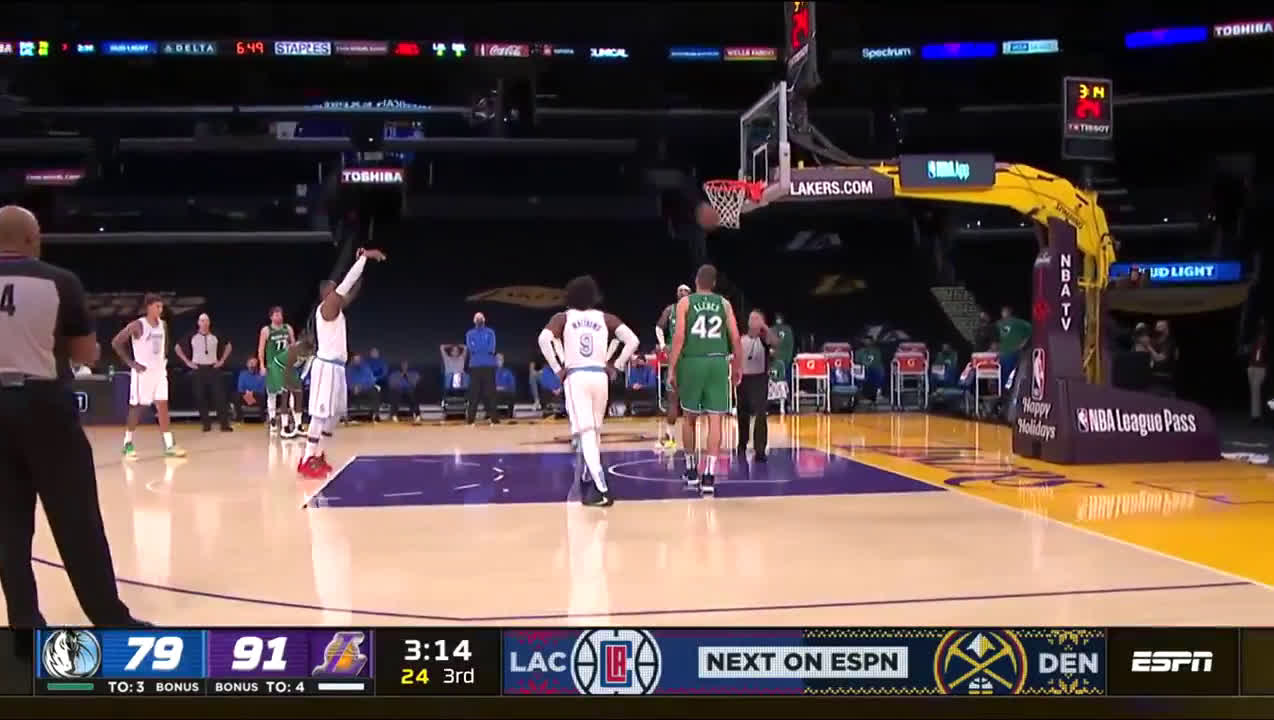 LeBron airballs a free throw