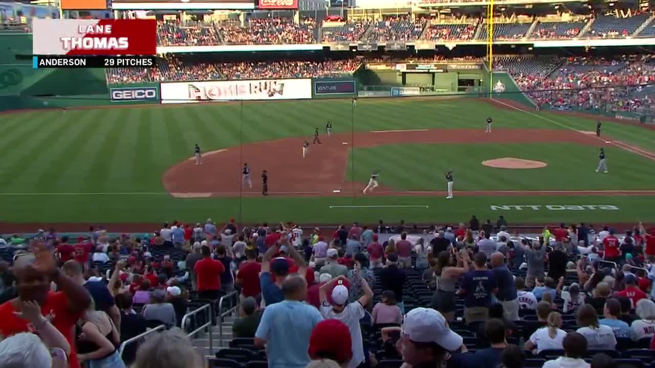 Watch Talkin’ Baseball - Lane Thomas three-run homer and the Nats take ...
