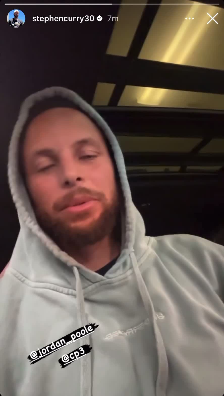 Watch Steph’s farewell msg to Jordan Poole and welcoming CP3 | Streamable