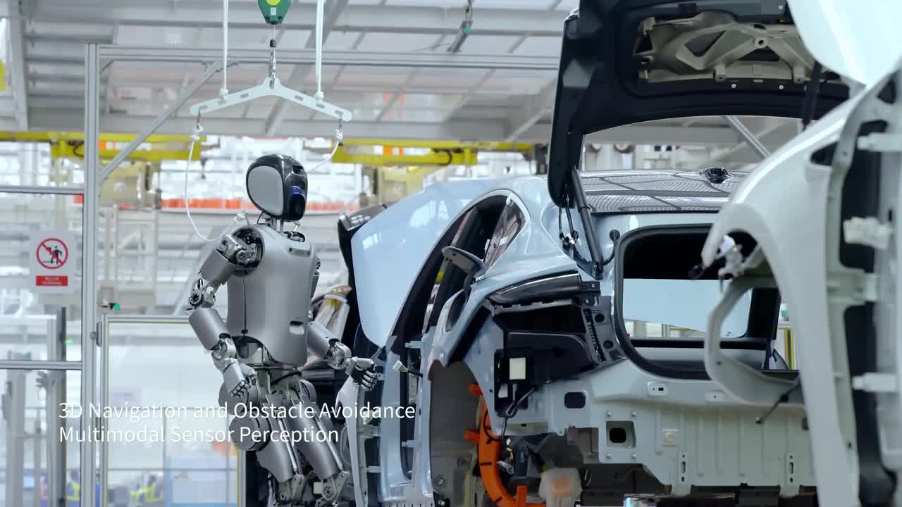 Watch UBTECH Humanoid Robot Walker S: Workstation Assistant in EV Production Line | Streamable
