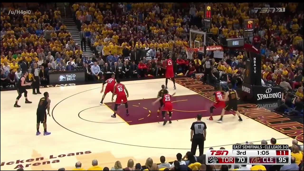 Lebron Hits an Impossible Shot - TSN