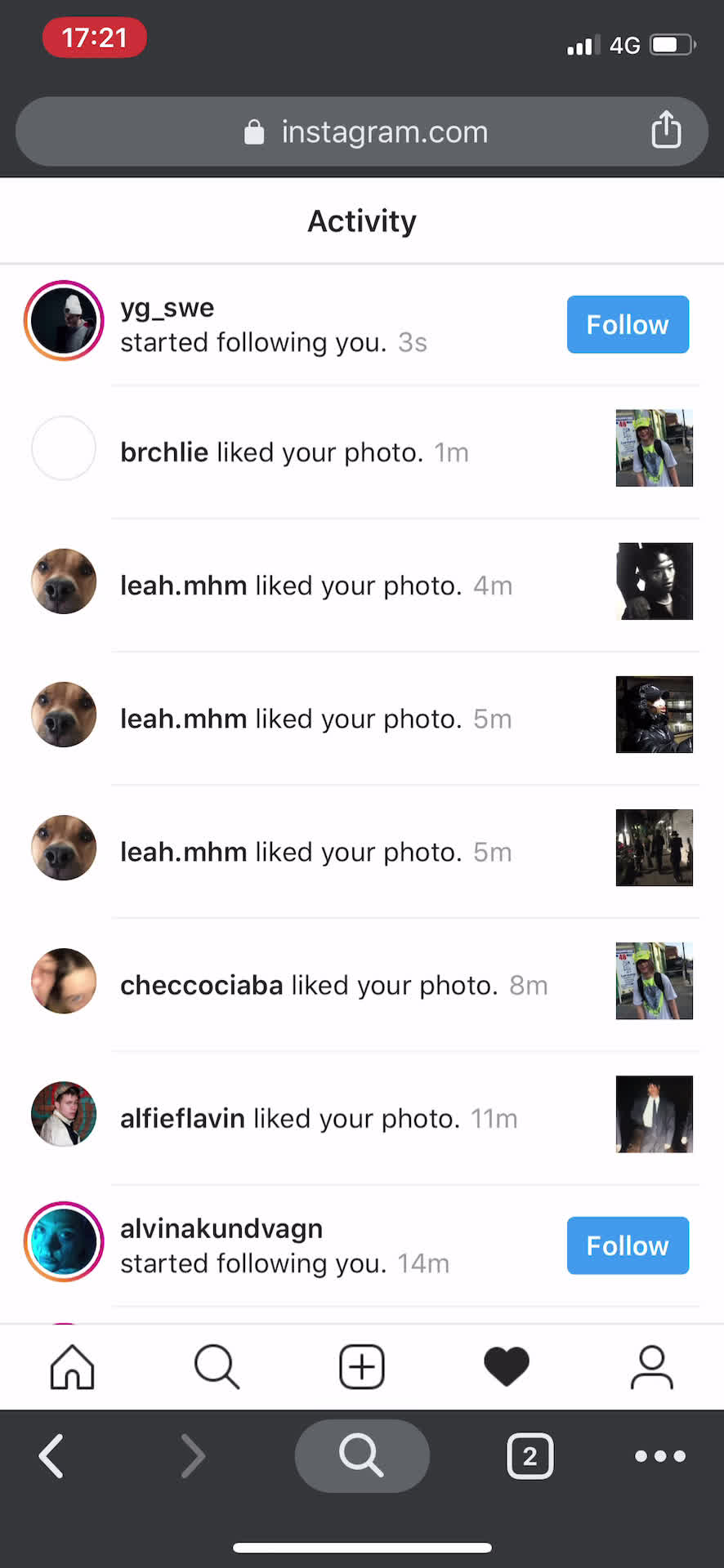 the sign in (incrimination)