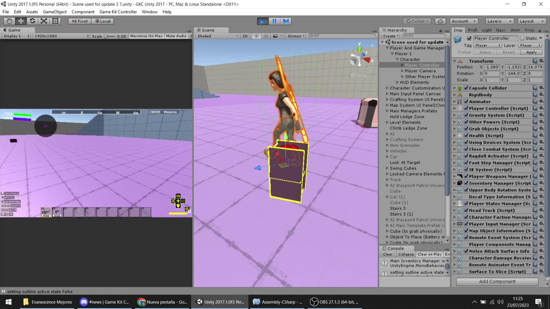 Watch grab objects physically on FBA | Streamable