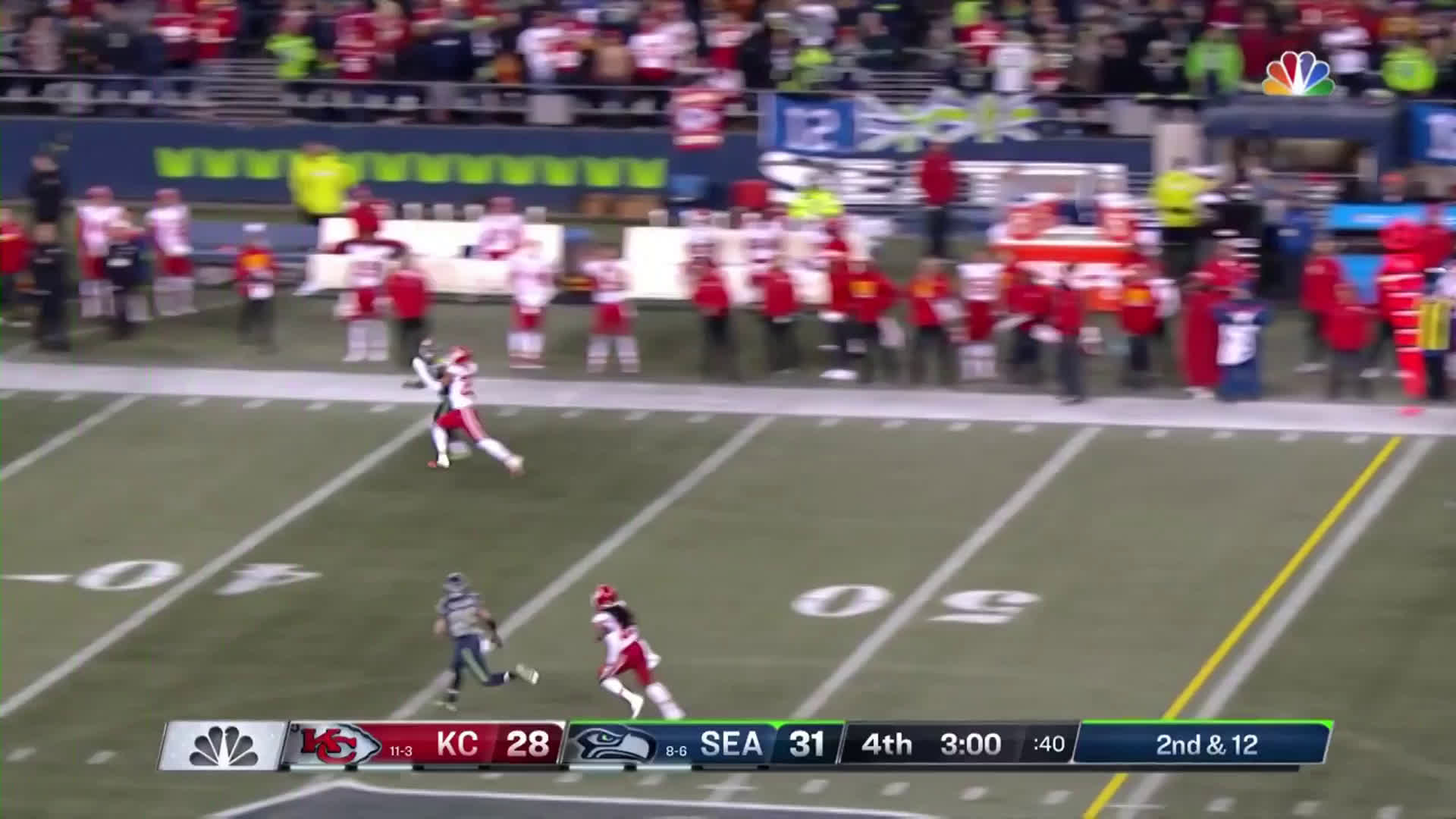 [1920x1080] Russell Wilson Lofts Perfect 45-Yard Pass To Tyler Lockett