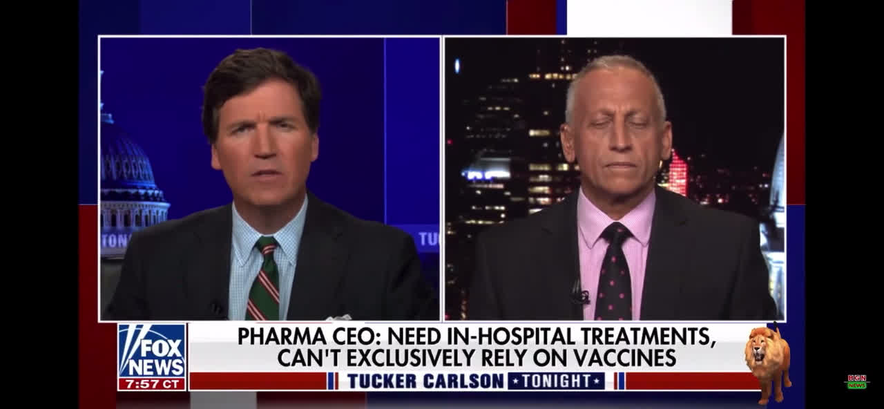 Cameron Durrant on Tucker Carlson 9/28/21 #Lenzilumab