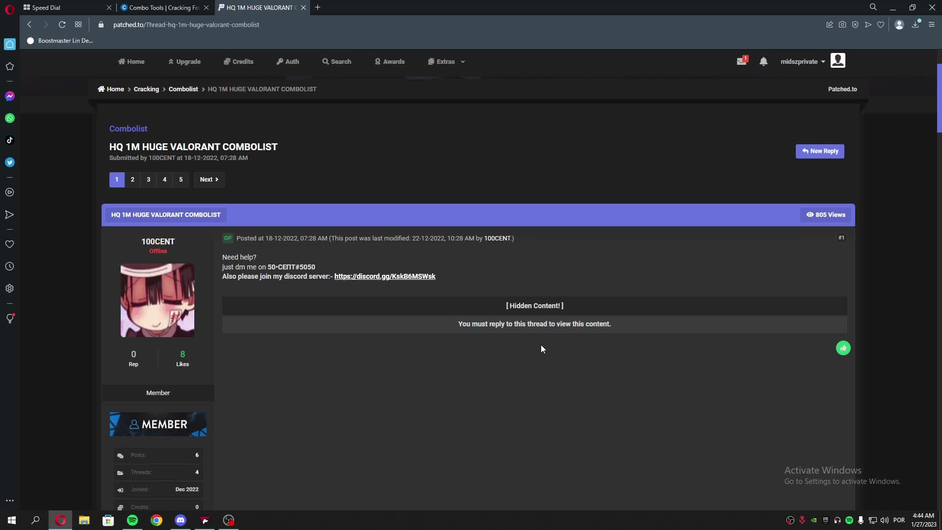 Watch combo tuto | Streamable