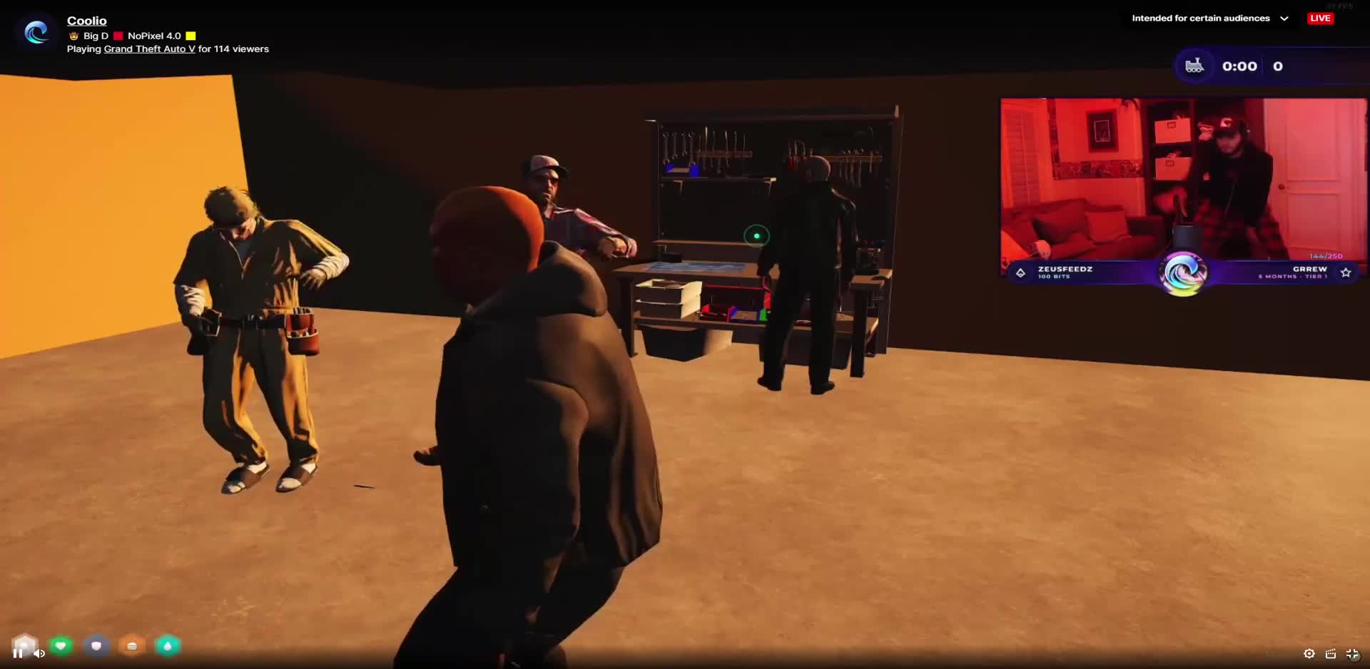 Watch CG vibe in the Basement waiting for PC Parts on the Bench ...