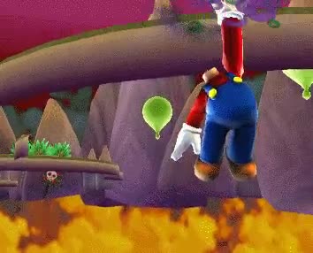 Mario Galaxy drowning head shrinking hack
