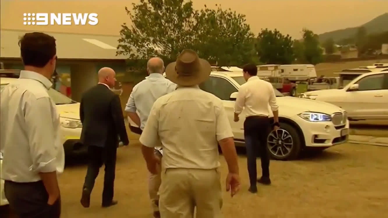 Scott Morrison forced handshakes.