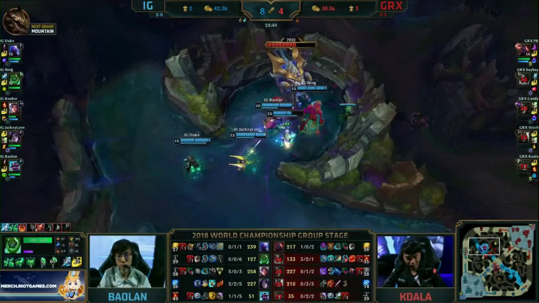 [2018][Worlds](D2) IG vs GRX: Red Trinket Engage