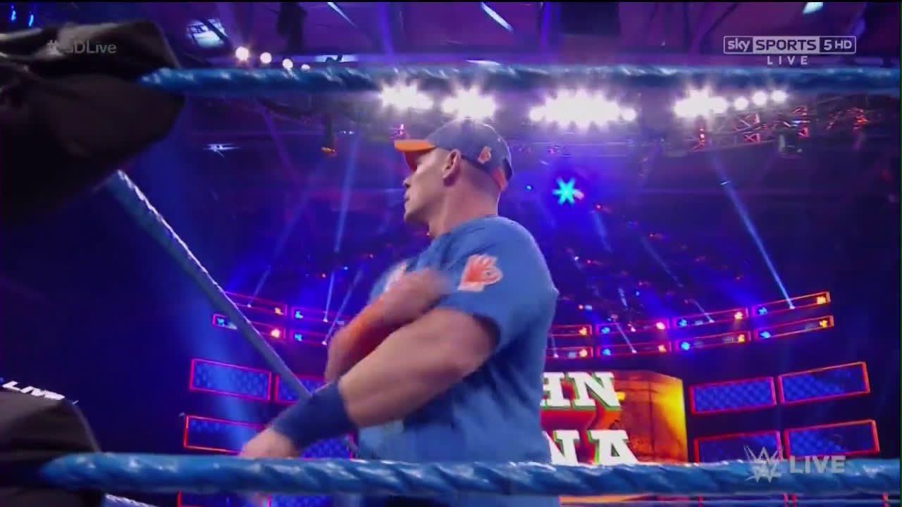 John Cena's new Titantron changes colours