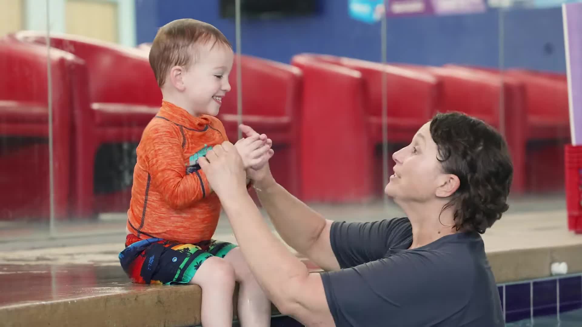 Watch Water Safety Looks Like...Swim Lessons at Aqua-Tots! | Streamable
