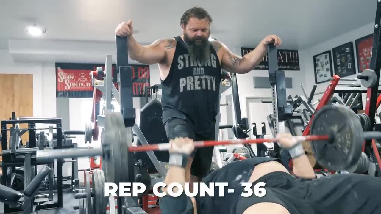 Watch STRONGMEN VS NFL COMBINE | 225LBS FOR MAX REPS | Streamable