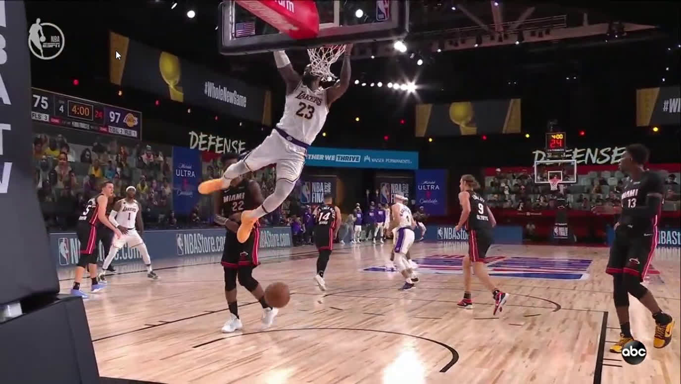 LeBron with a Technical