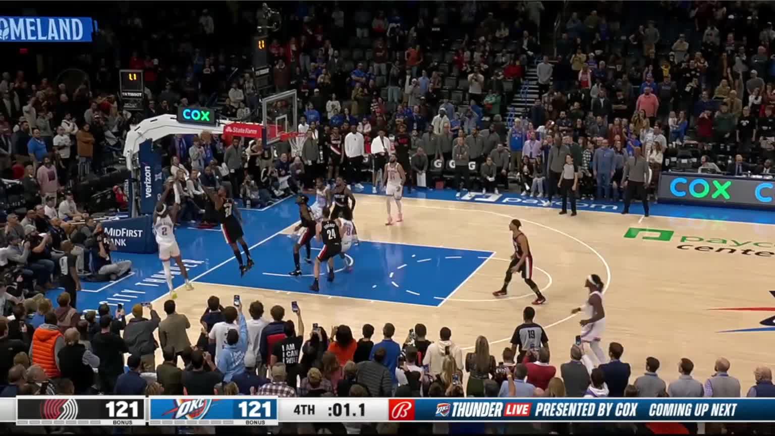 Watch SGA sinks the jumper to beat the Blazers at the buzzer | Streamable