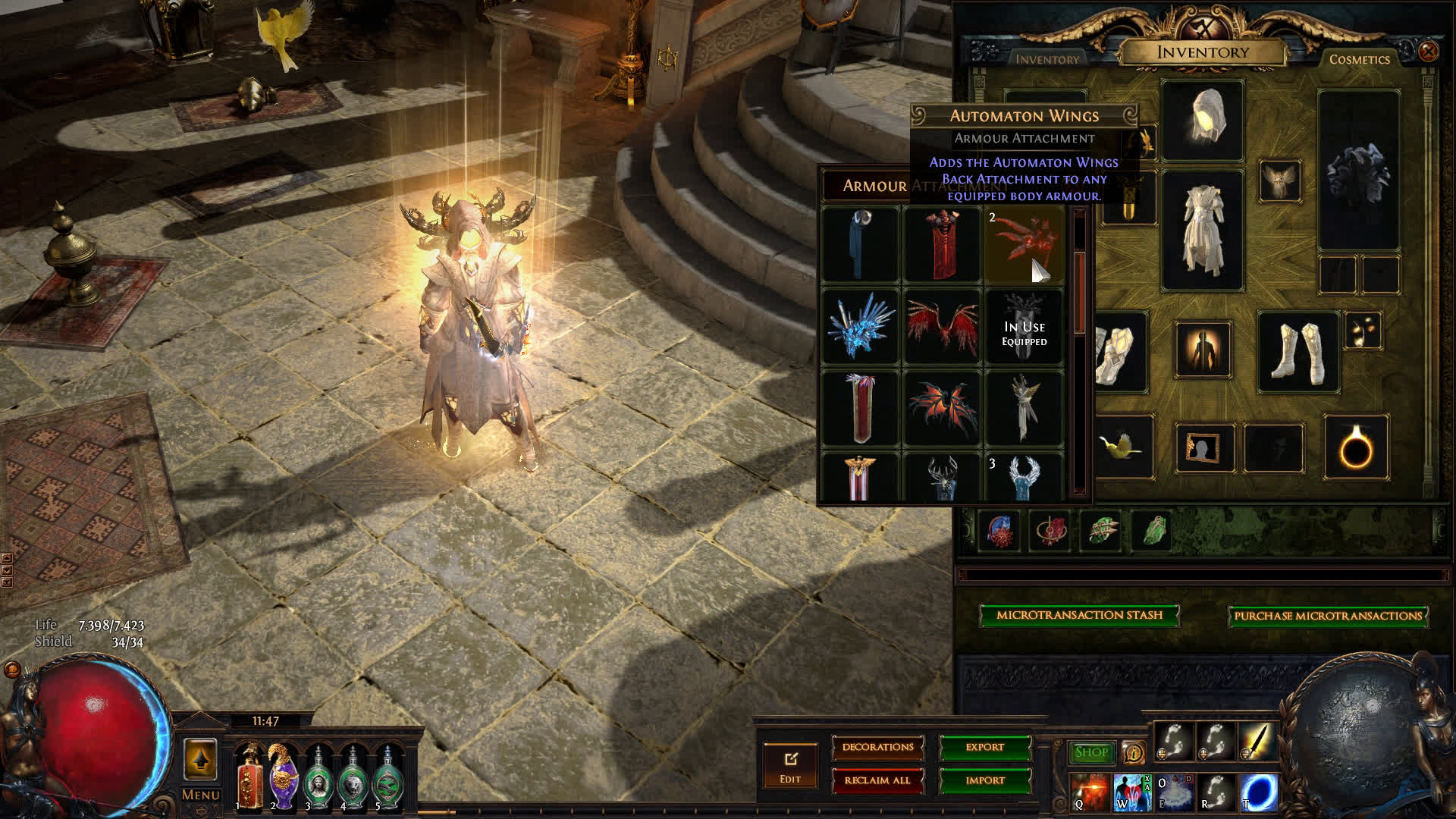 Sunspire supporter pack showcase + Wings/back attachments