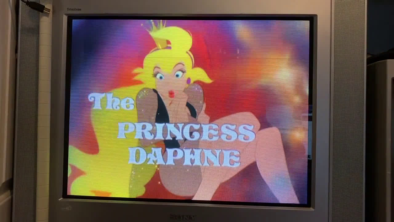 Dragon's Lair laserdisc via Daphne on OG Xbox