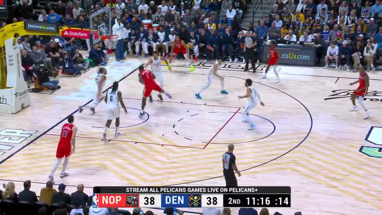 Watch [Highlight] Zion Williamson gets the ball knocked out of his ...