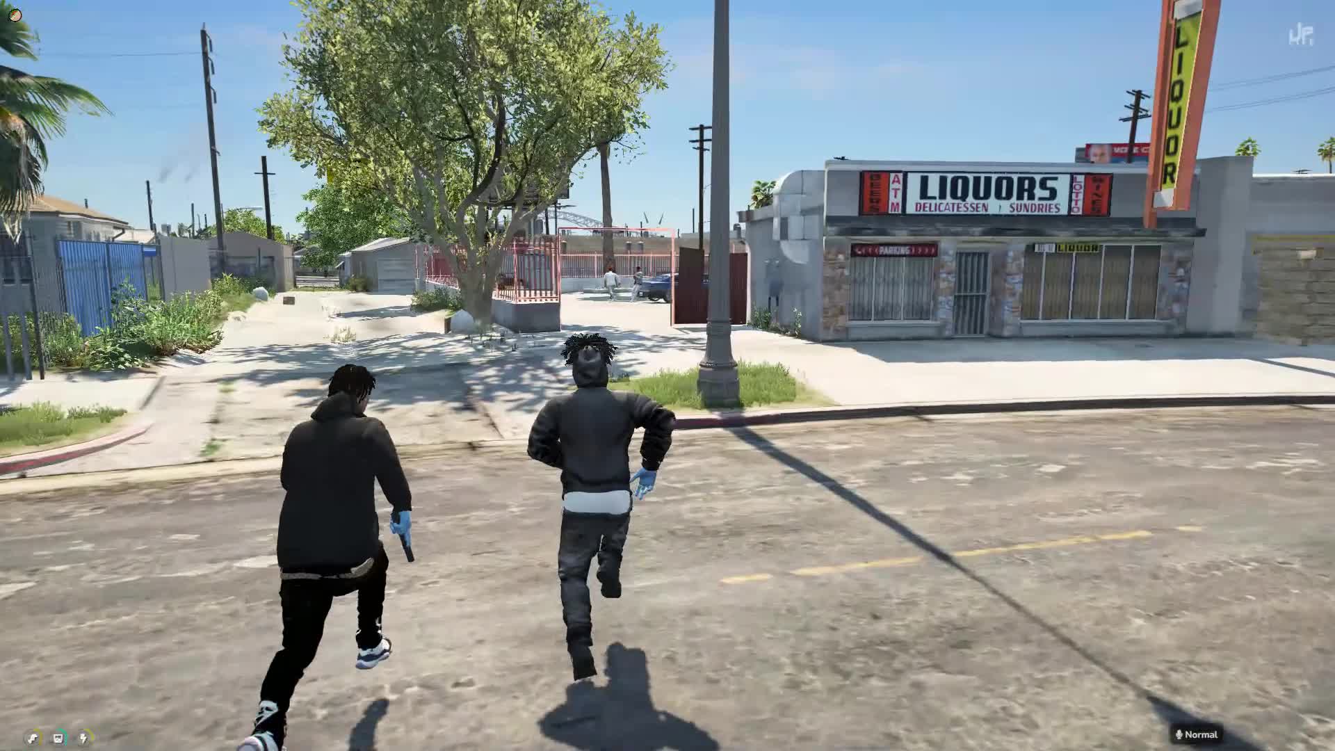 Inglewood Family Gangster Blood gang members shooting TTP members