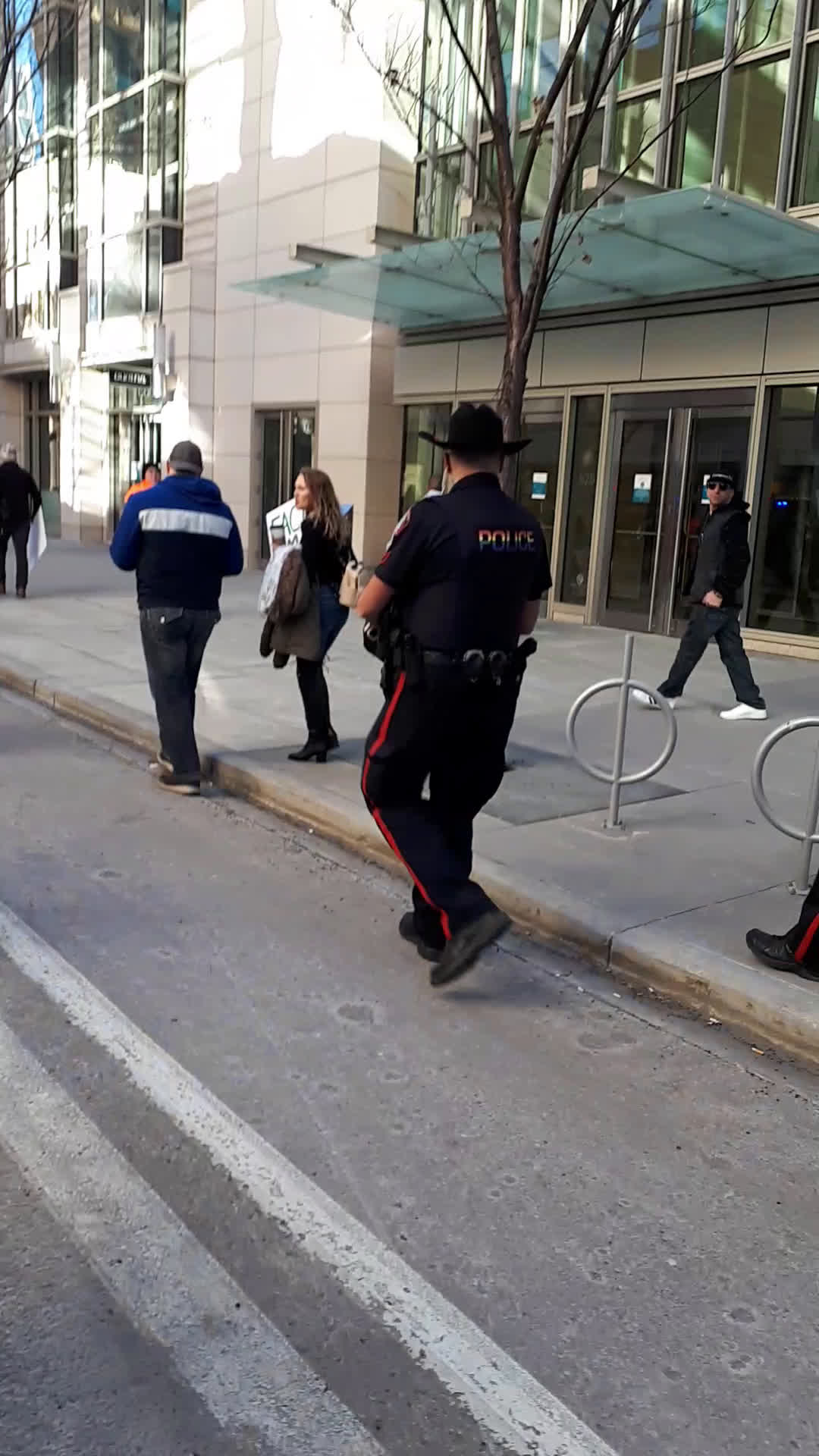Police Marching With The People ;)
