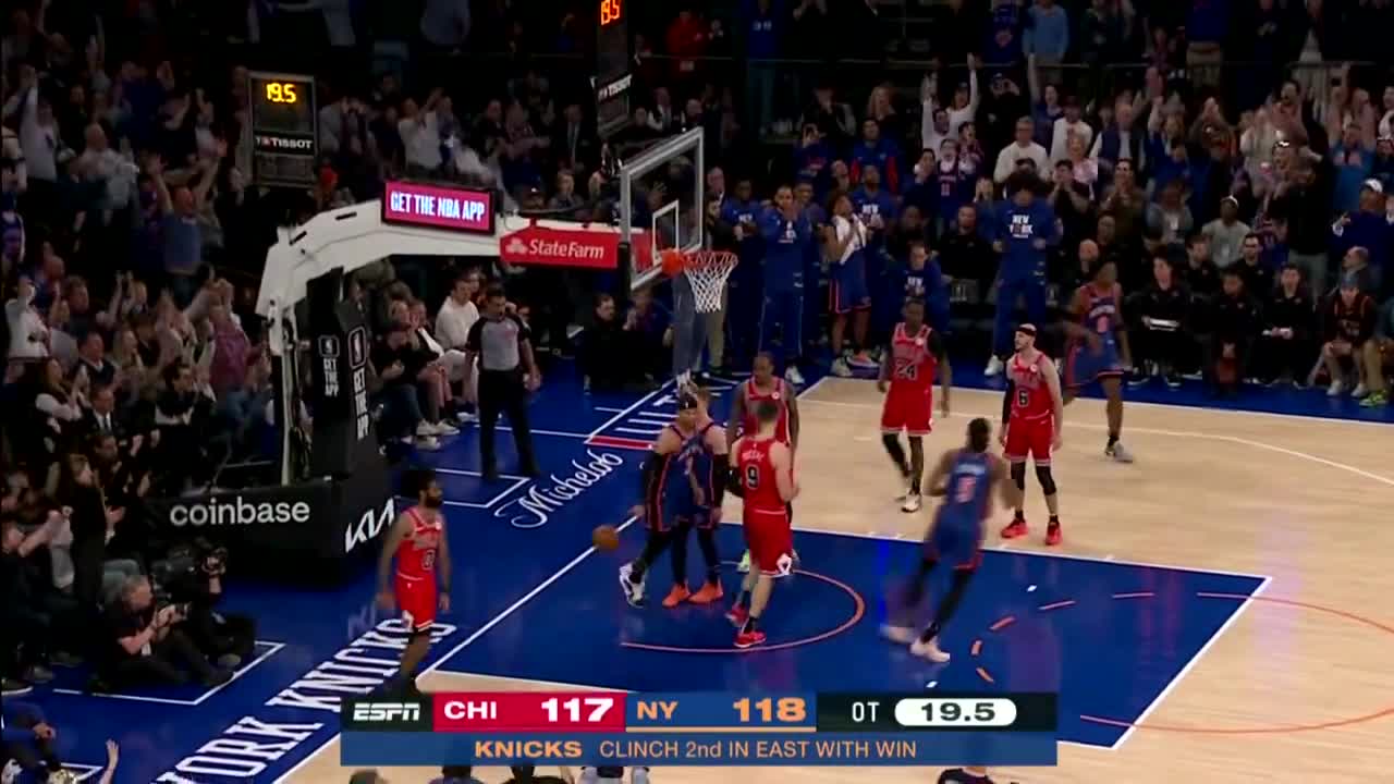 Watch ClutchPoints - Josh Hart with the CLUTCH follow as the Knicks go ...
