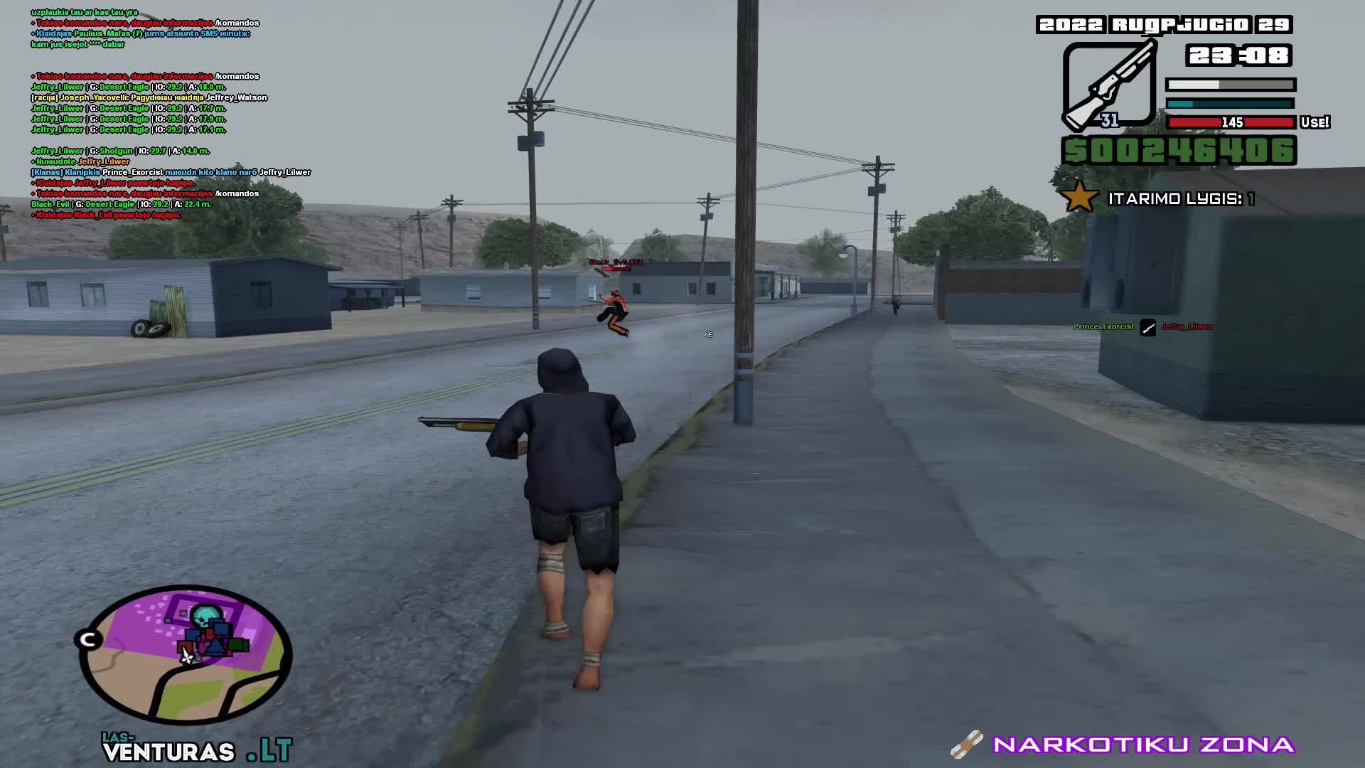 paimeu ir pakabinau ant pakabos