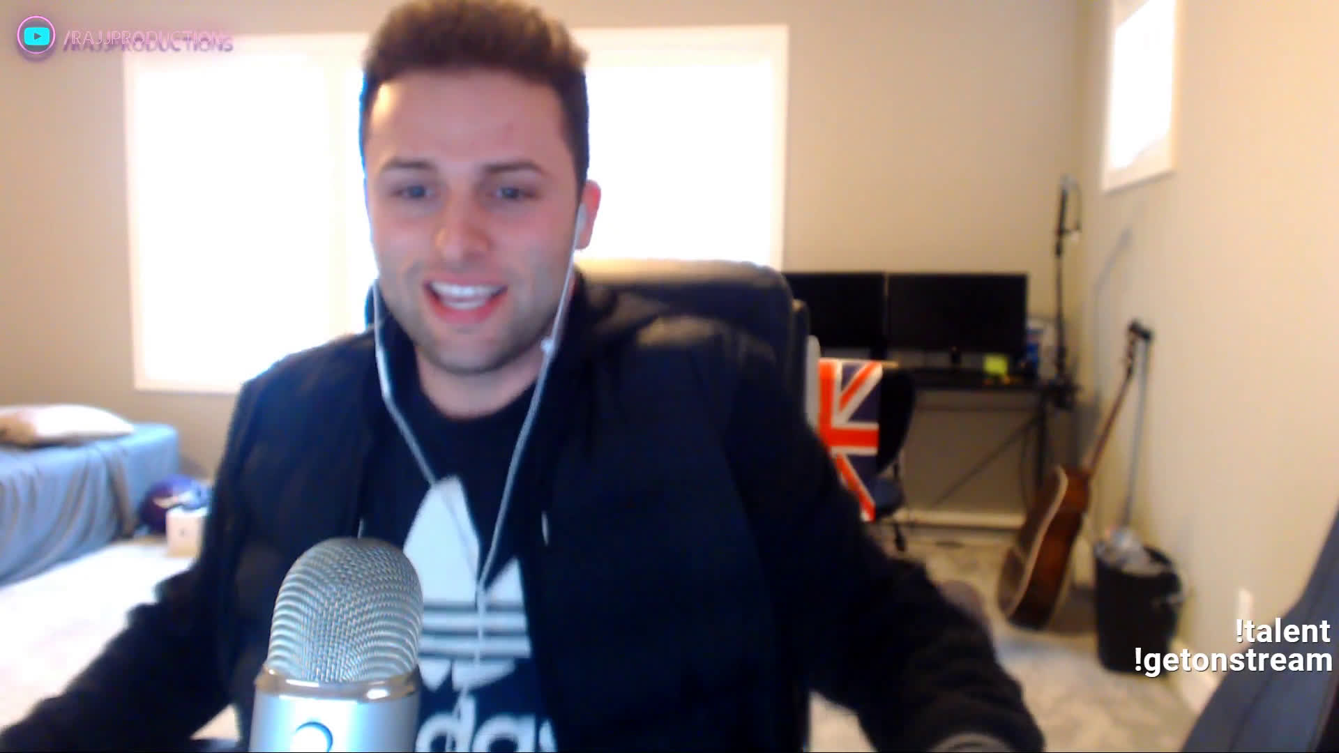 Rajj when he's not talking about politics