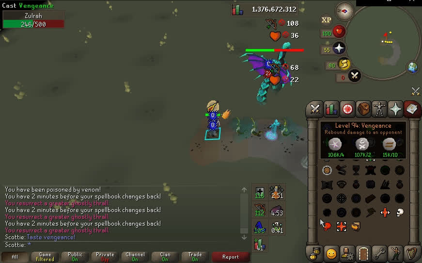 Watch Sub 54s Zulrah - Tanzanite Rotation | Streamable