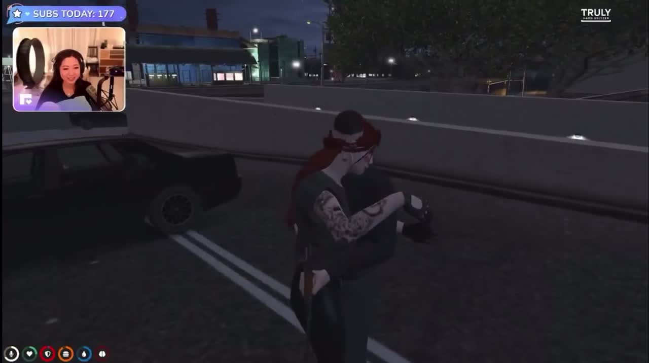 old clip of april and ramee being april and ramee