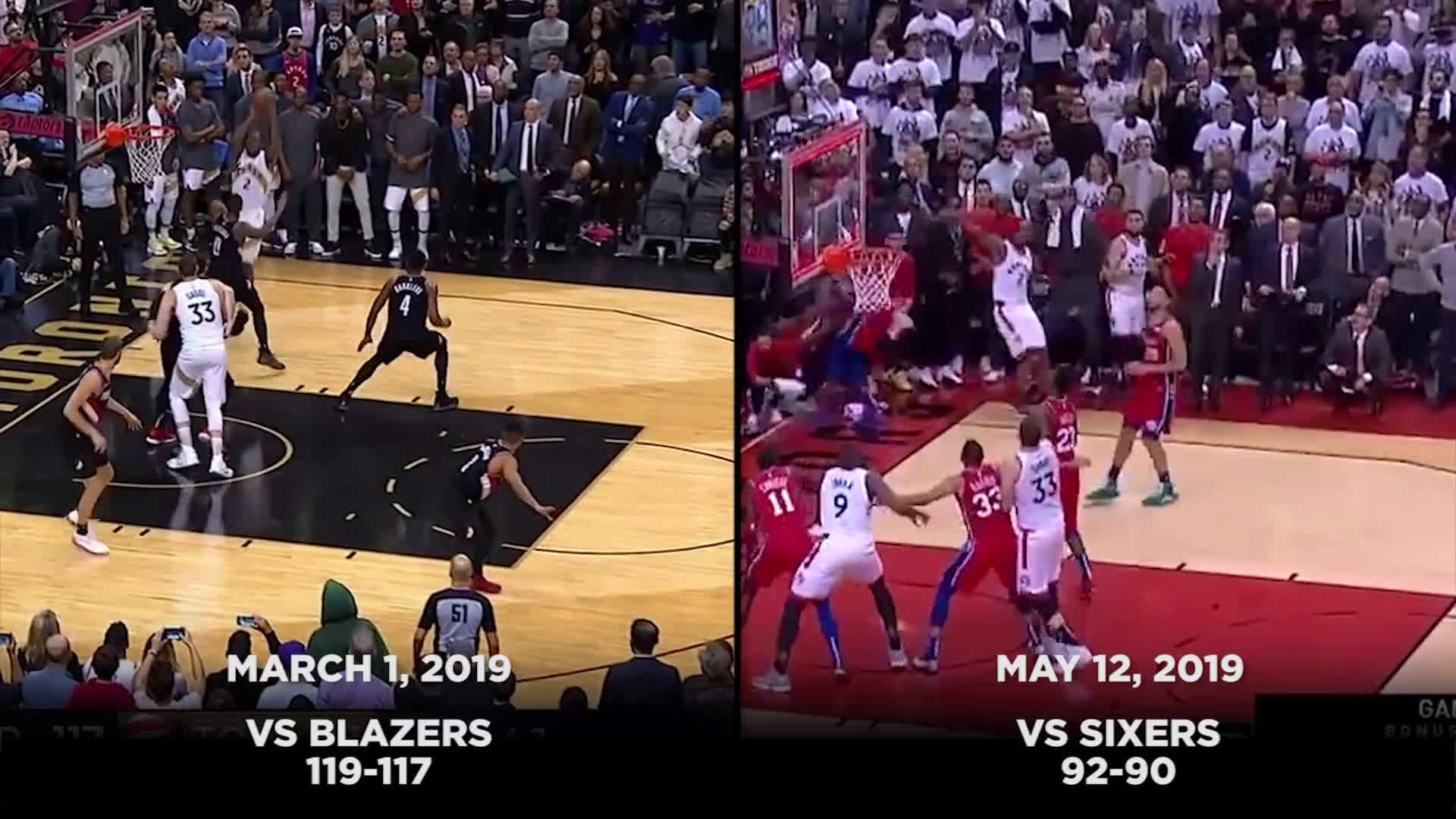 Watch Kawhi's Quadruple Doink Comparison | Streamable