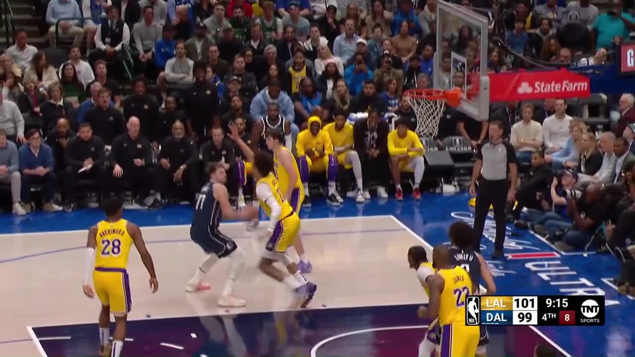 Luka wrap around pass