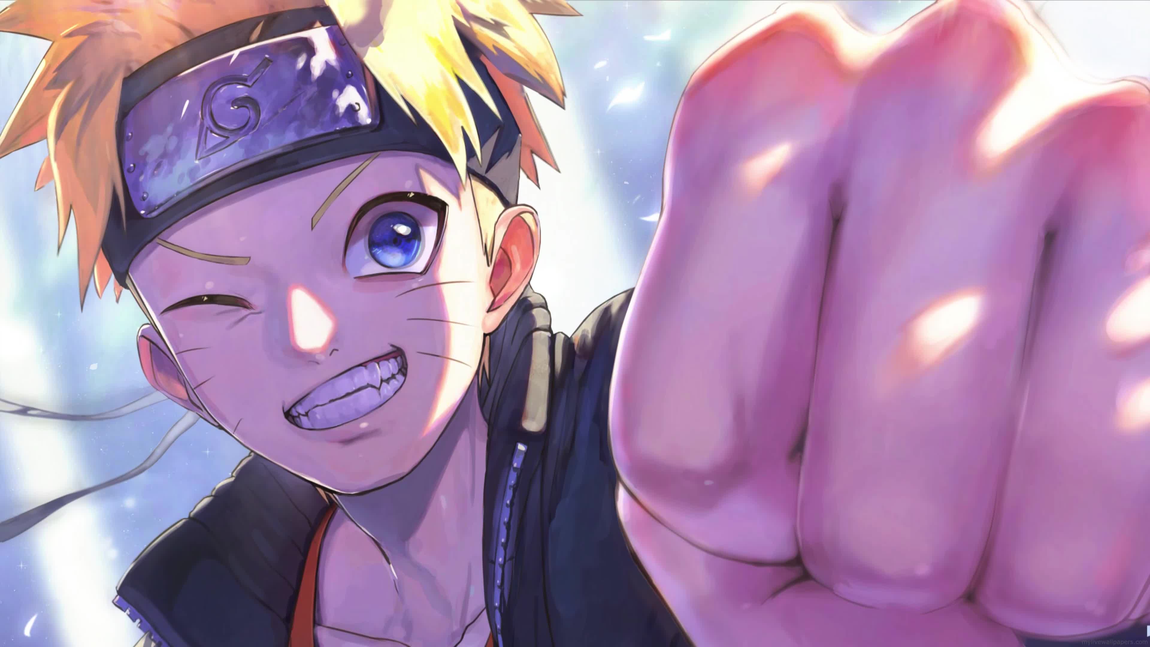 Naruto Fist Bump 4K