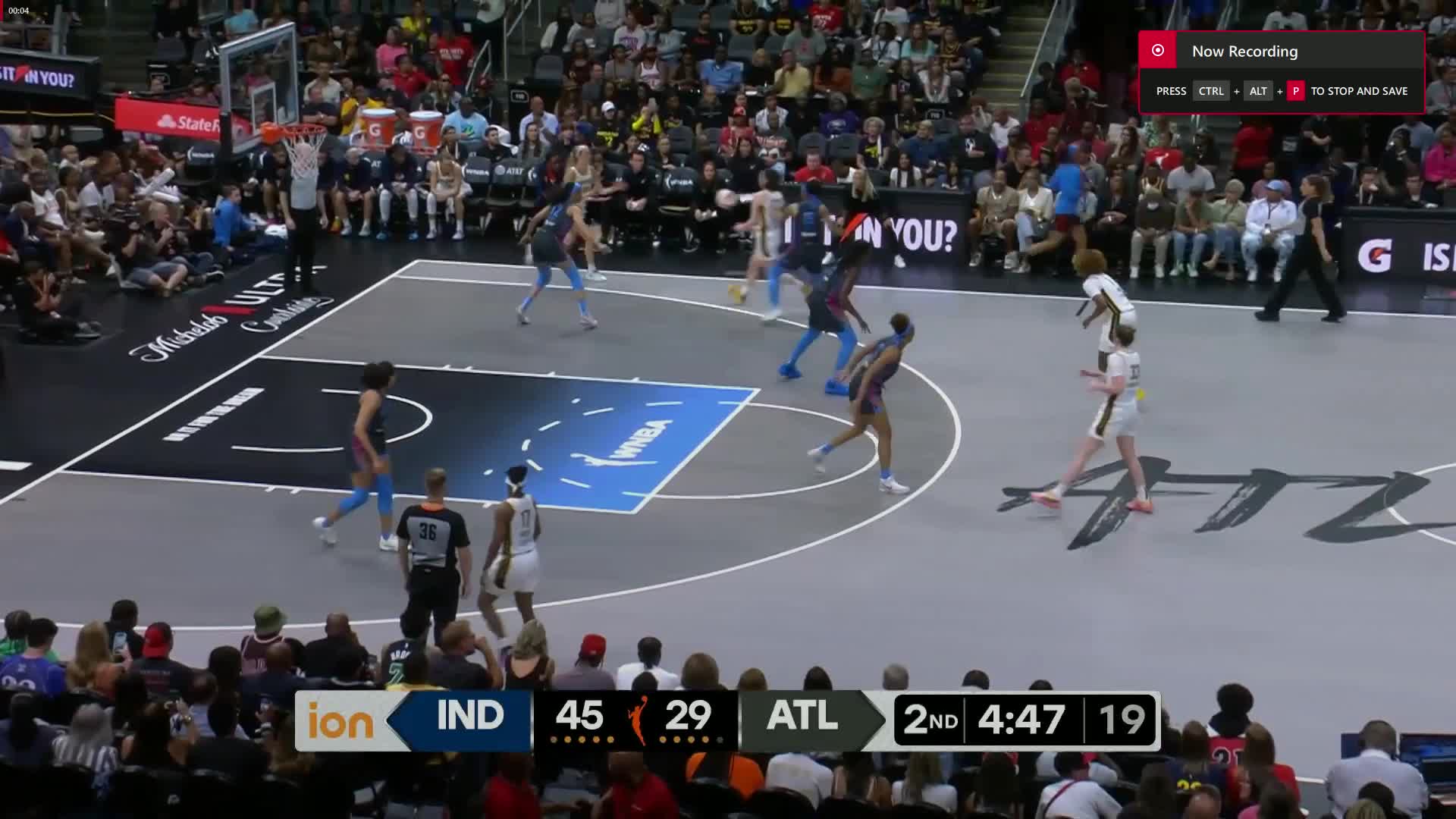 Watch CC Lexie corner 3 hand off play, wheelr had the same but didnt pass back | Streamable