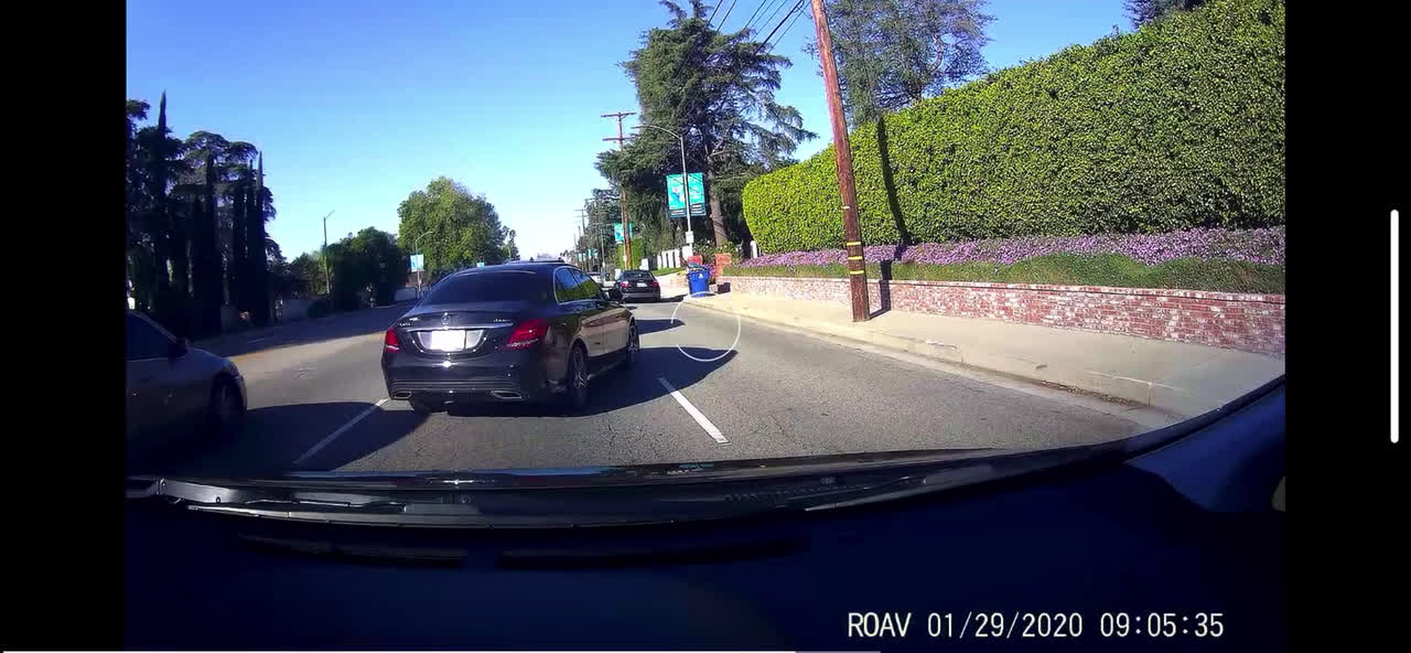 Typical Mercedes Driver