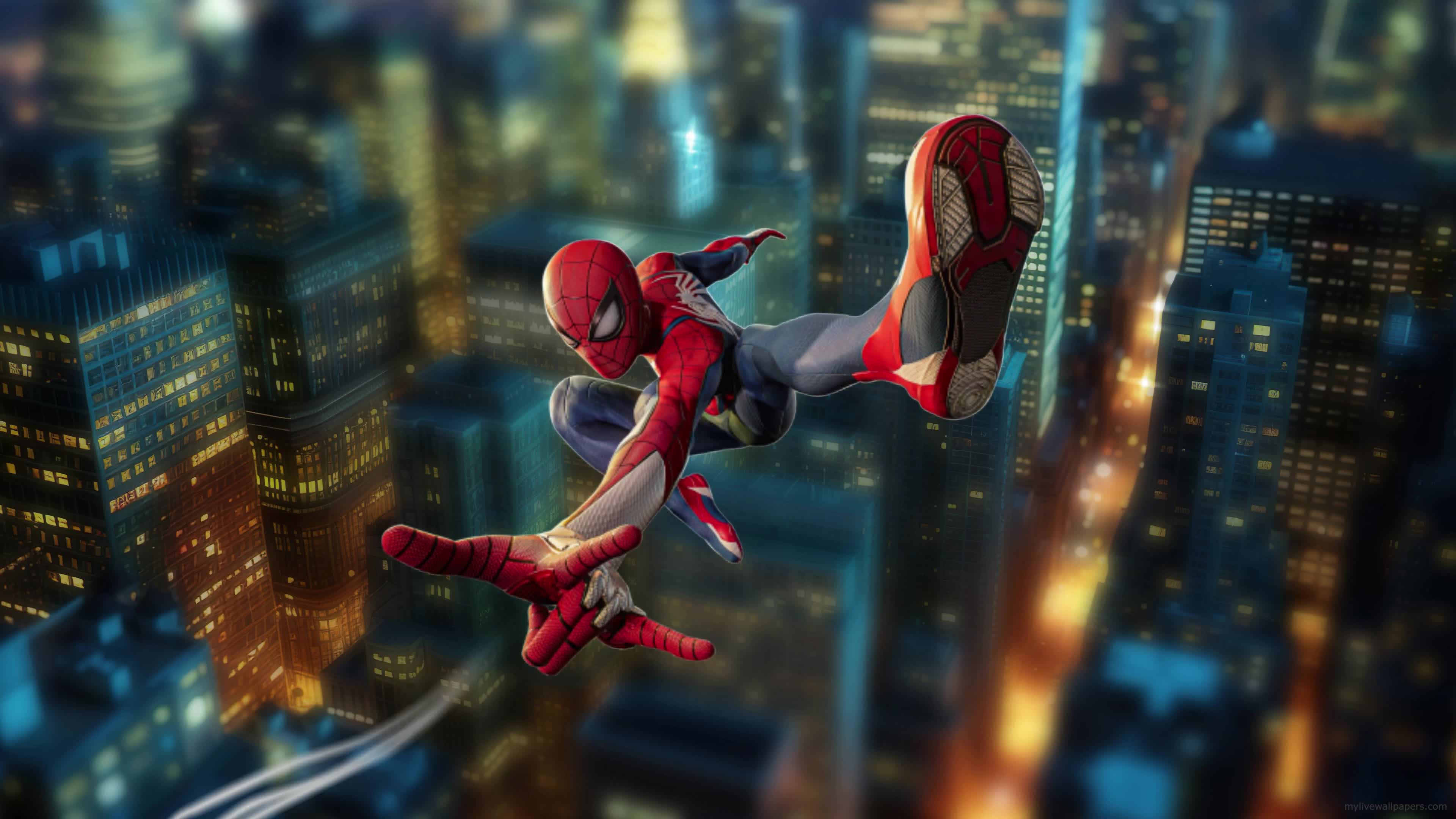 Watch Spiderman Swing Live Wallpaper | Streamable