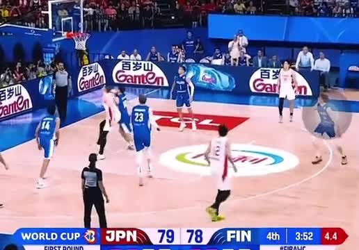 Watch 827日本对芬兰，现实版灌篮高手河村勇辉上演大逆转 | Streamable