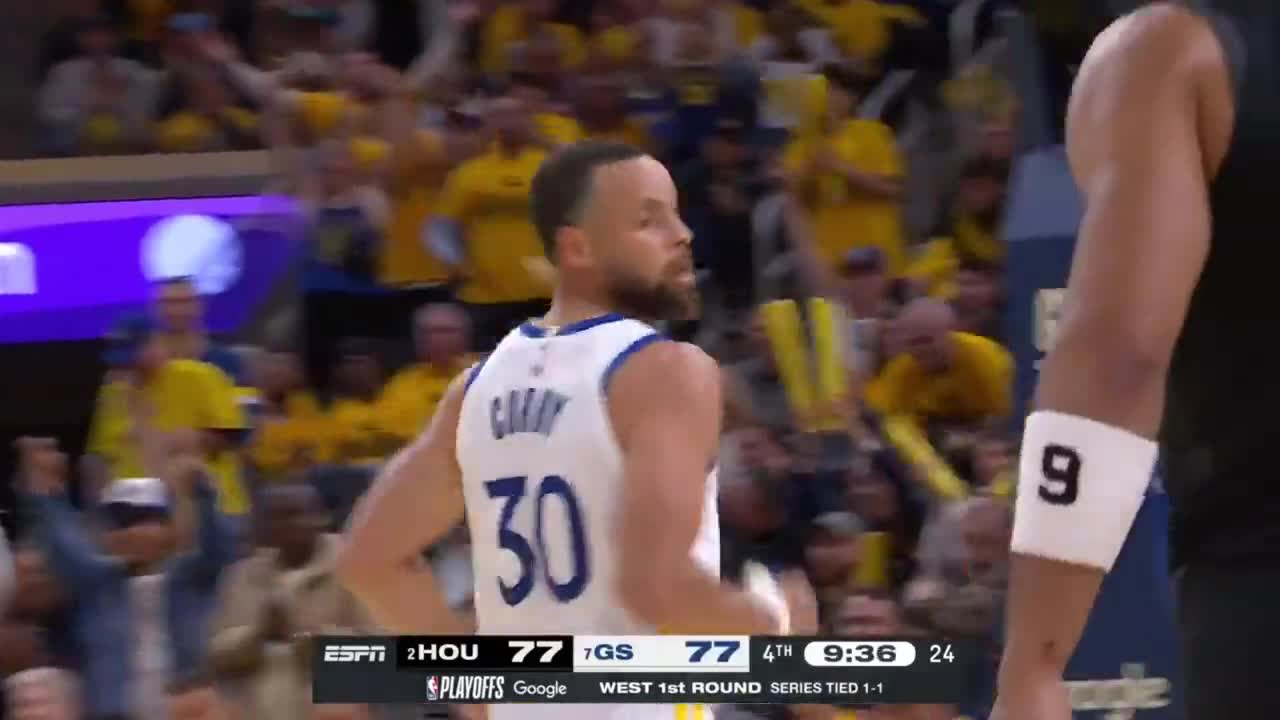 Watch Brooks trying to hit Steph’s injured thumb | Streamable