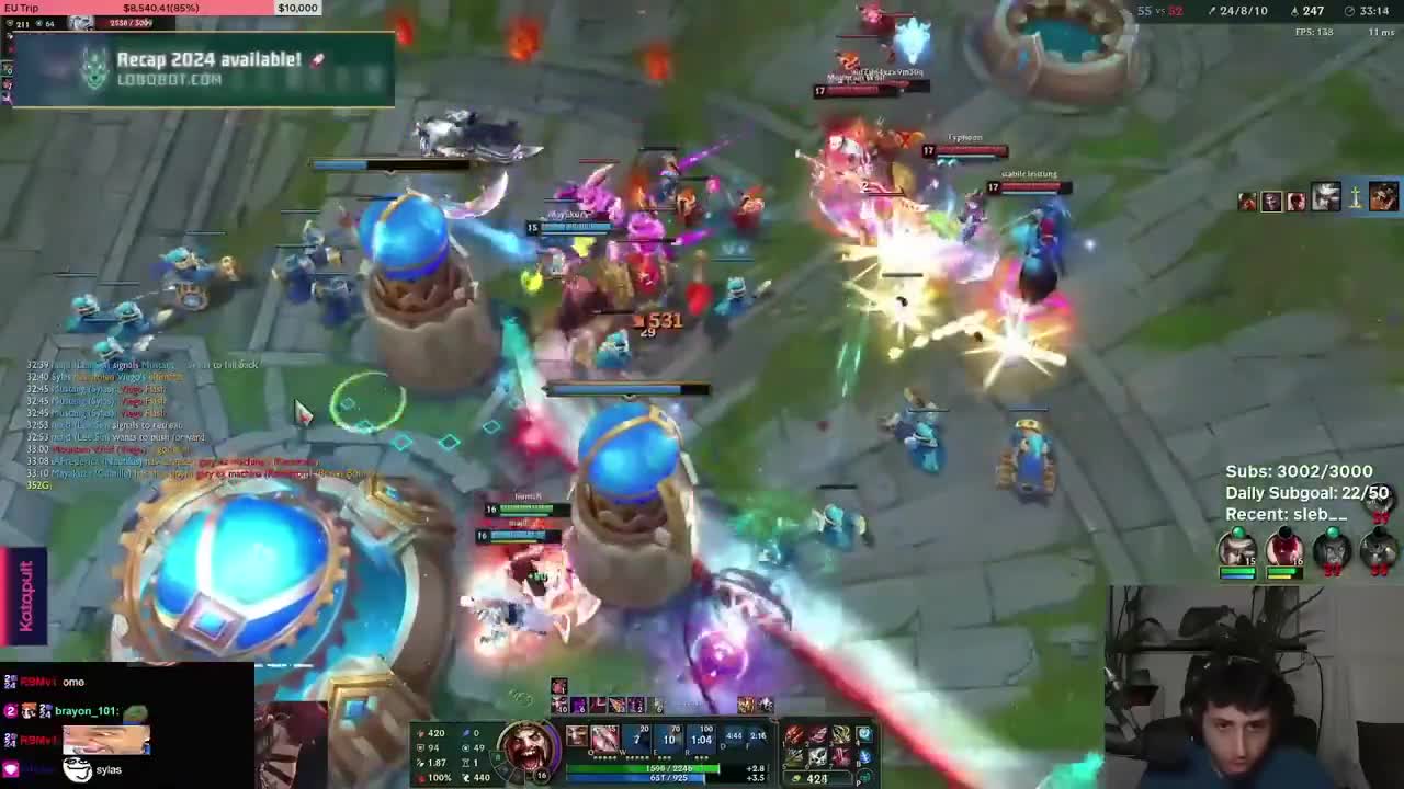 Watch Humzh vs bruisers and tank leona | Streamable