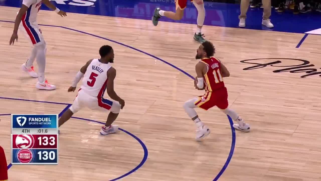 Watch [Highlight] Trae Young hits a game-winning 3-pointer—later ruled a 2—as Hawks edge Pistons ...