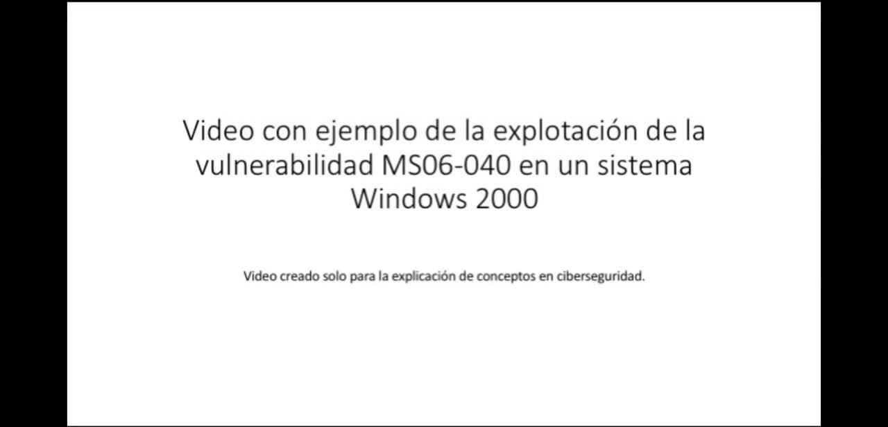 Video - ms06-040