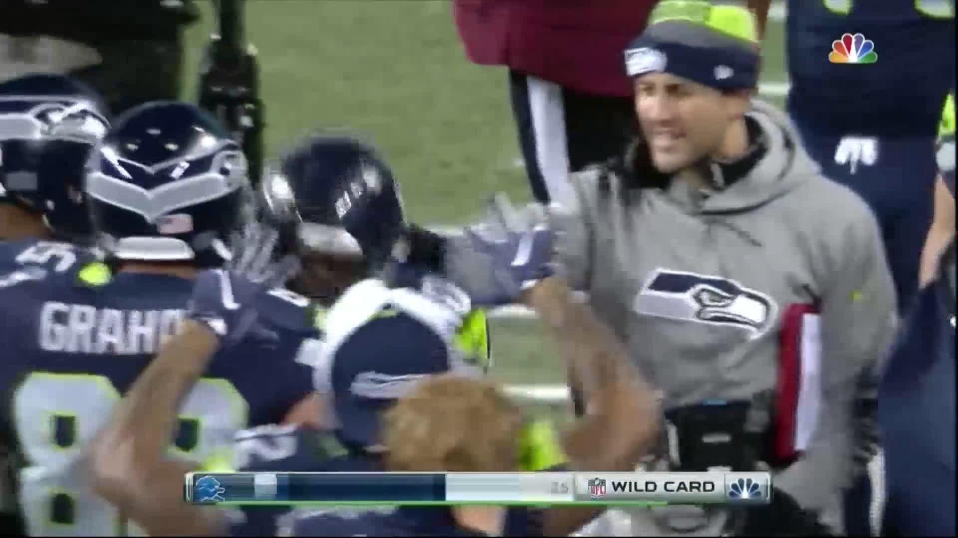 Seattle crazy catch against Detroit
