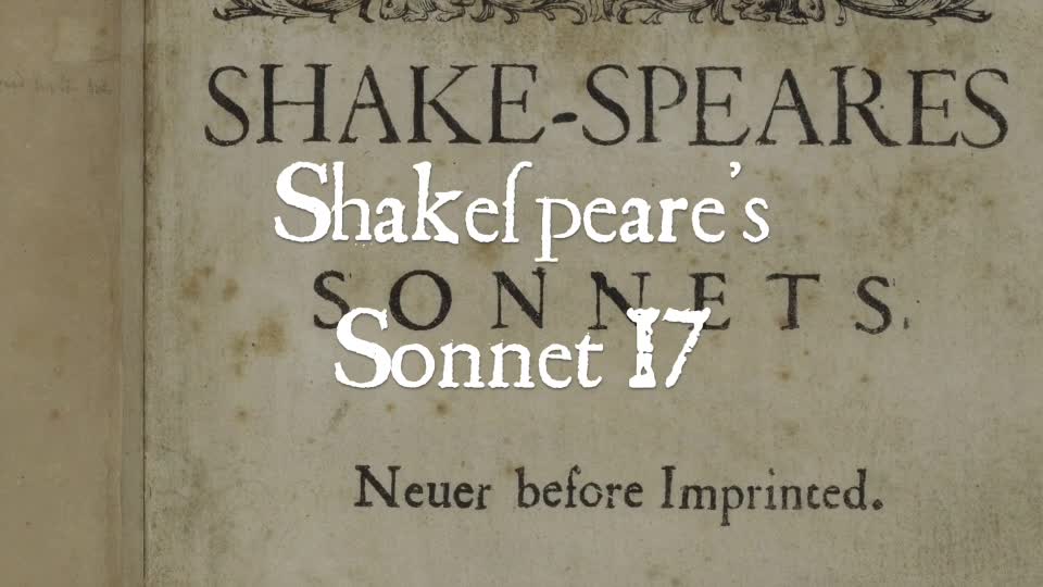 Watch Sonnet 17 | Streamable