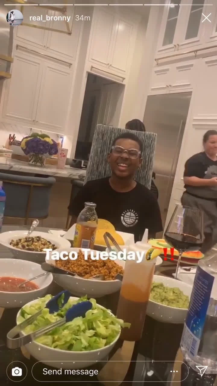 Lebron excited about taco tuesday