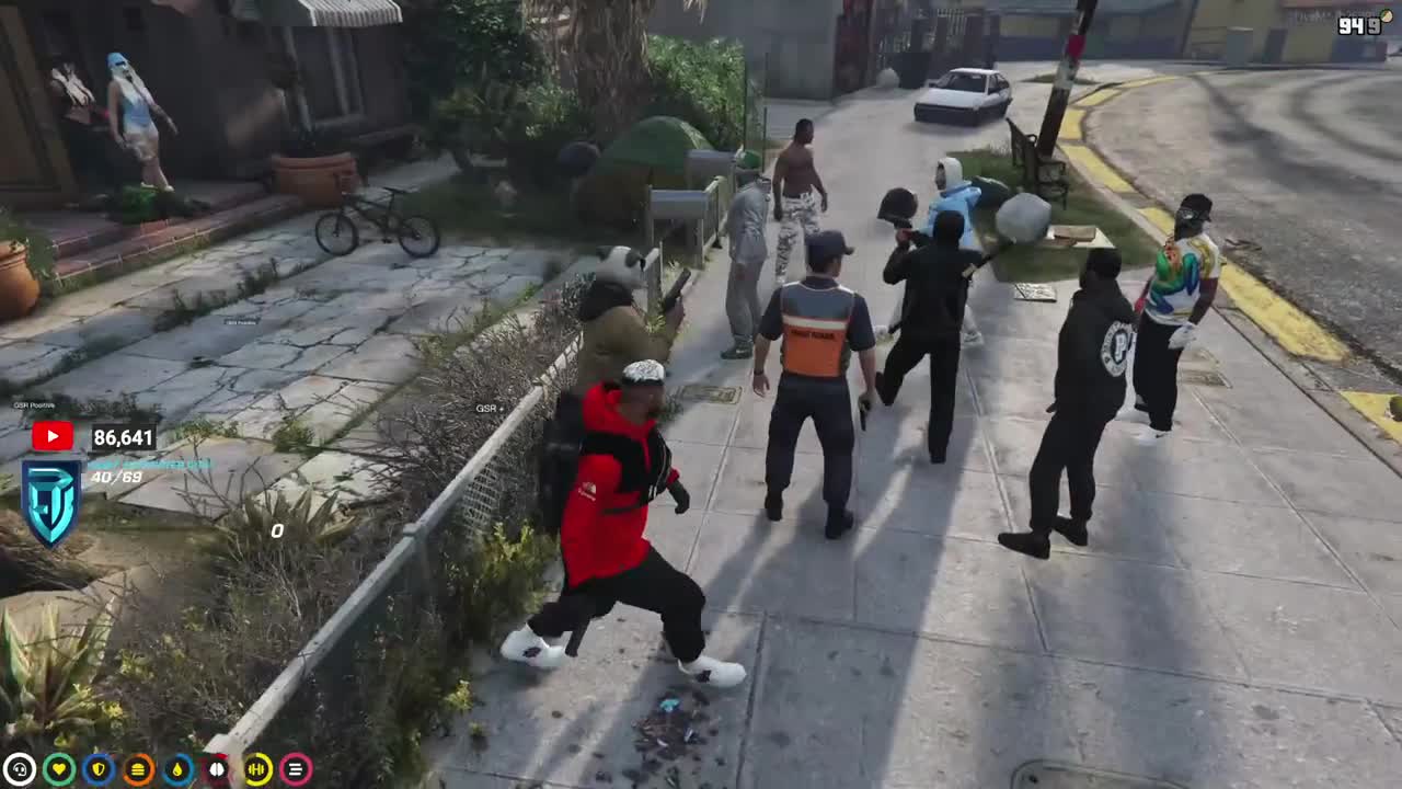 K fully snaps at GSF member