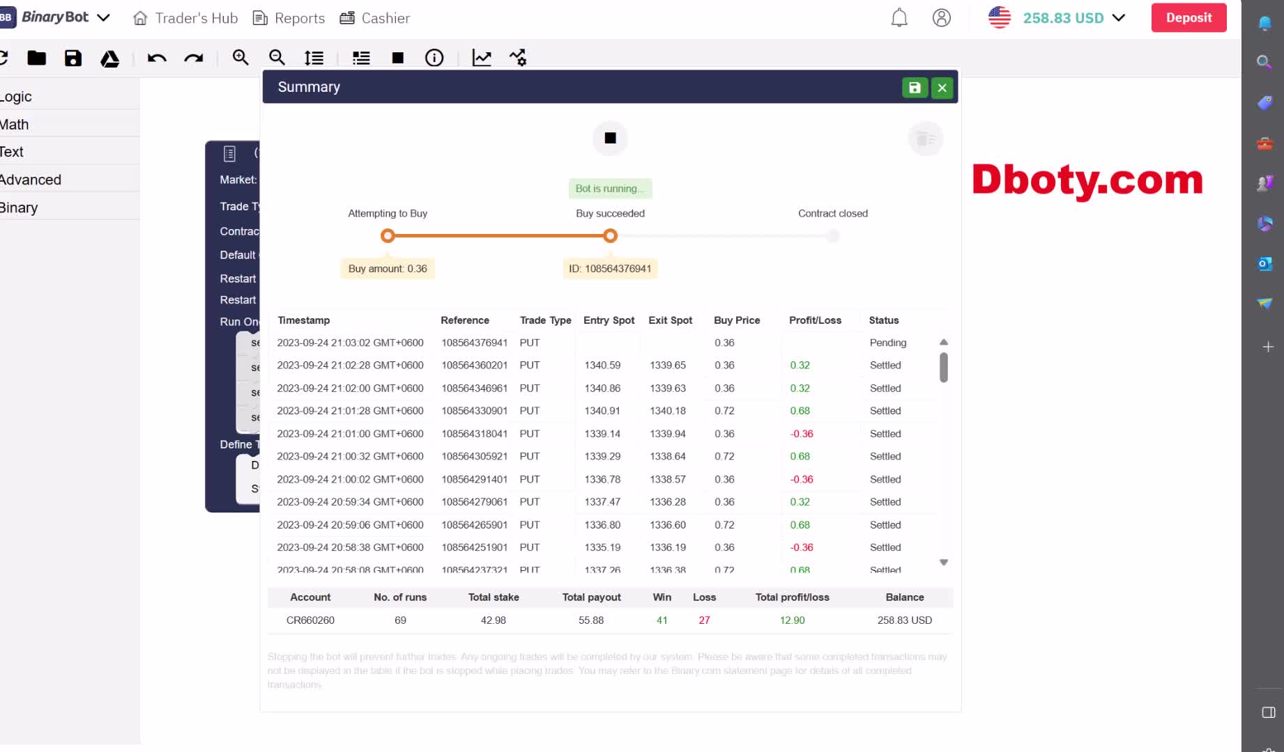 Watch Dboty - VIT Premium Put Deriv Bot 1 | Streamable