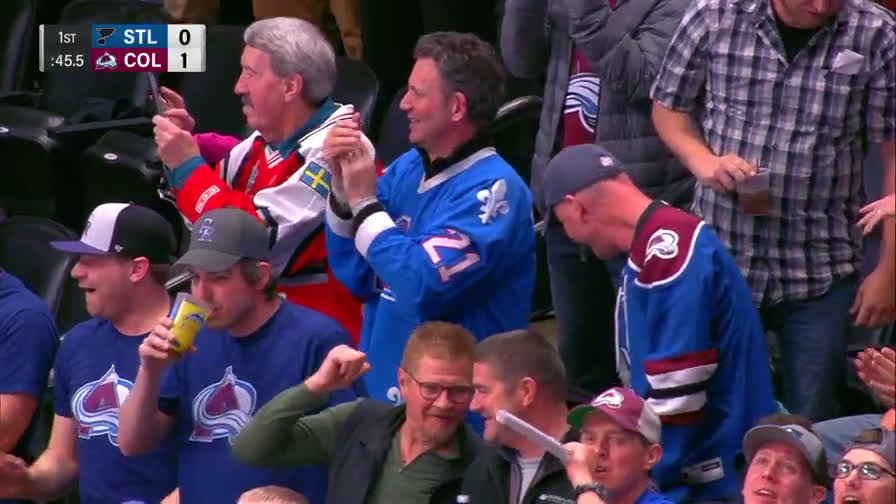 Samuel Girard (4) Slap Shot, assists: Blake Comeau (21), Carl Soderberg ...