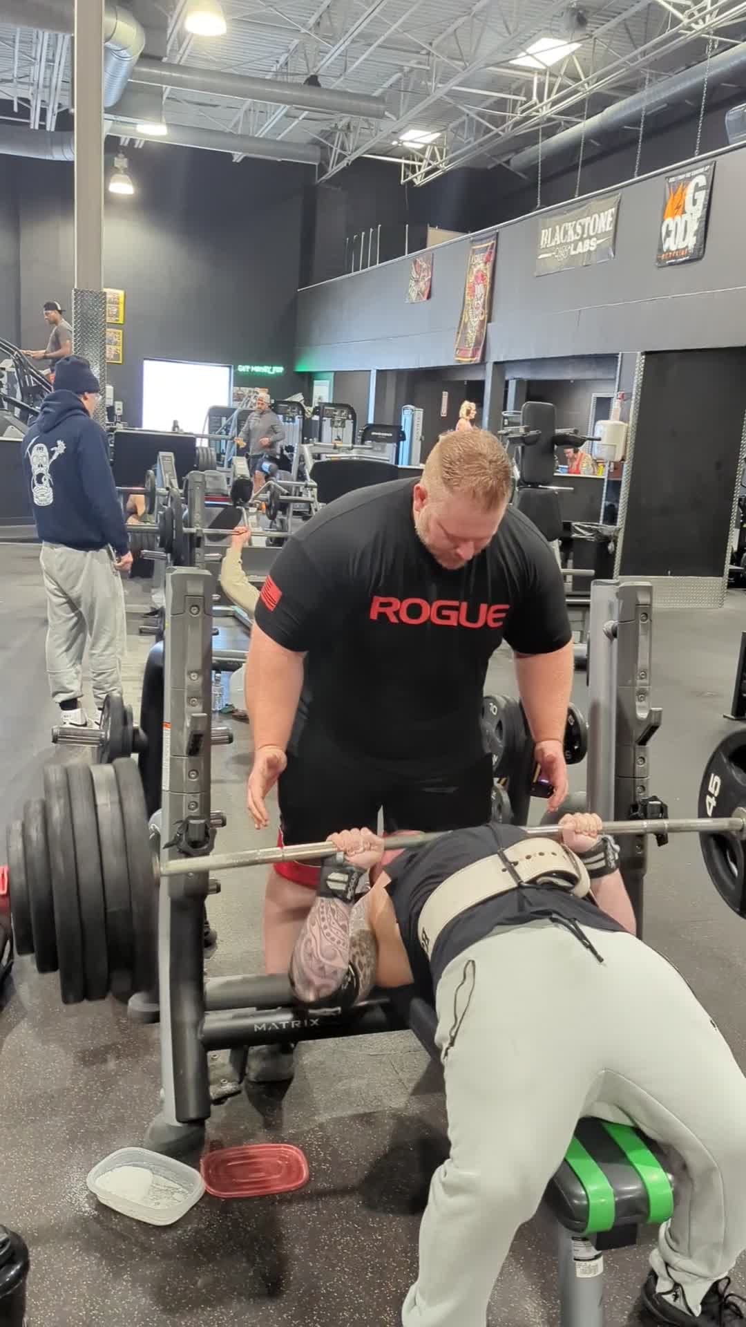 Bench PR: 475 for 3. 210 BW