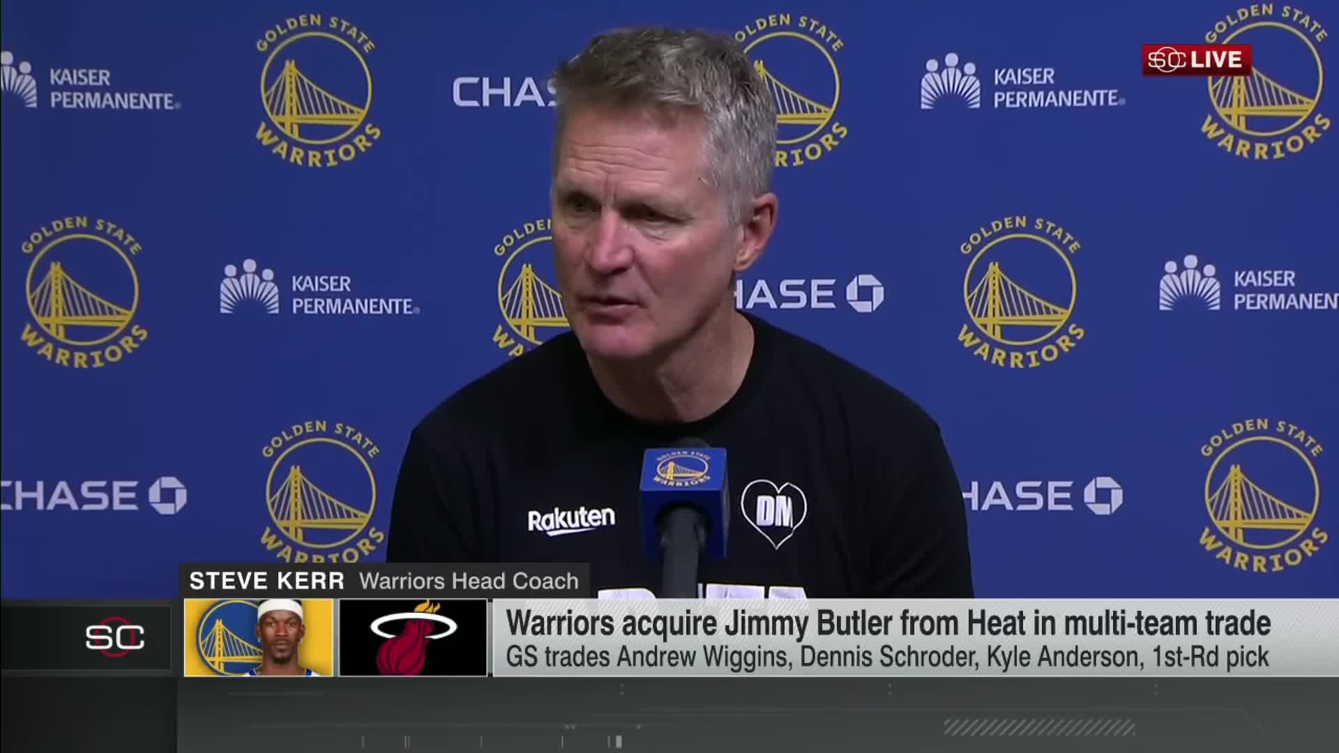 Watch Steve Kerr proposes to move the trade deadline to the all-star break | Streamable