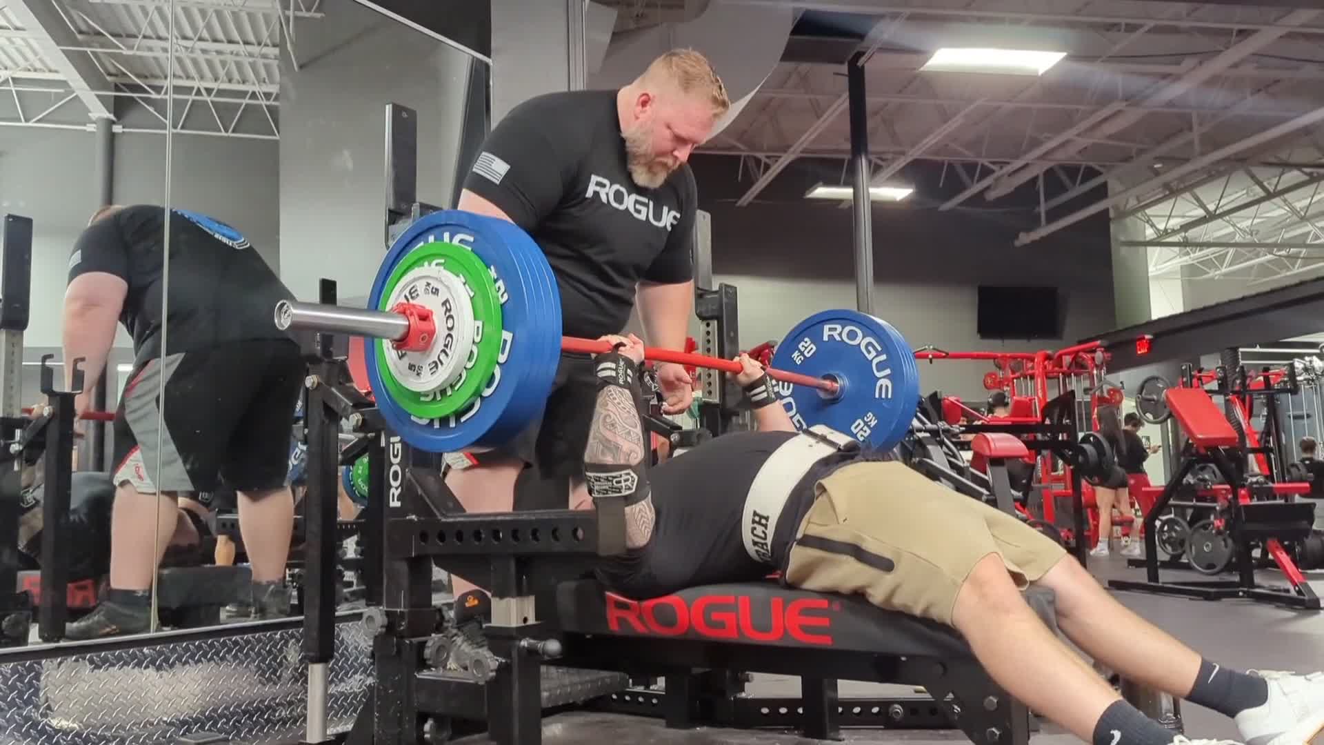 Bench PR: Paused 463lb Larsen Press. 205 BW