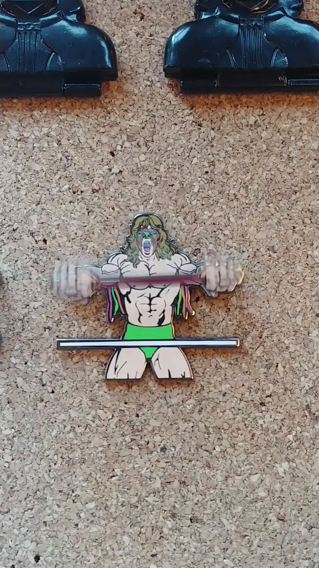 Ultimate Warrior pin